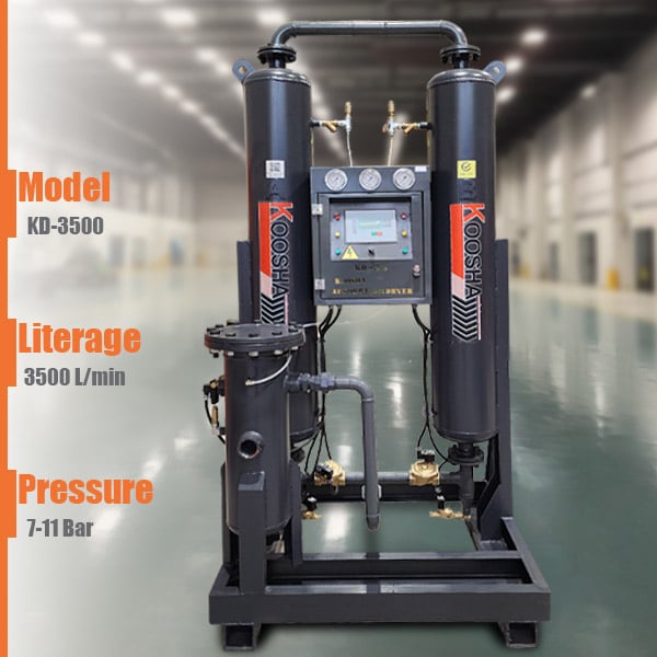 قیمت و خرید درایر جذبی هیتلس 3.5 متری مدل KD3500 | شرکت صنایع کمپرسور ...